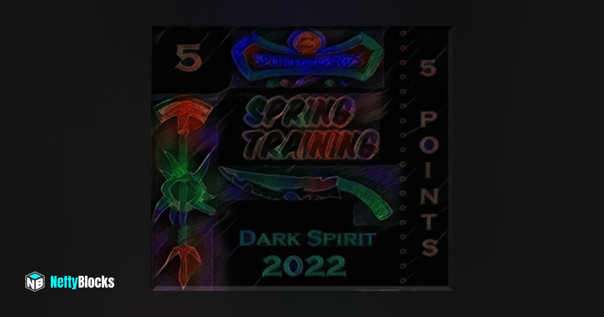 2022 Spring Training - 5 Point Card #1503 | NeftyBlocks | The #1 Trade ...