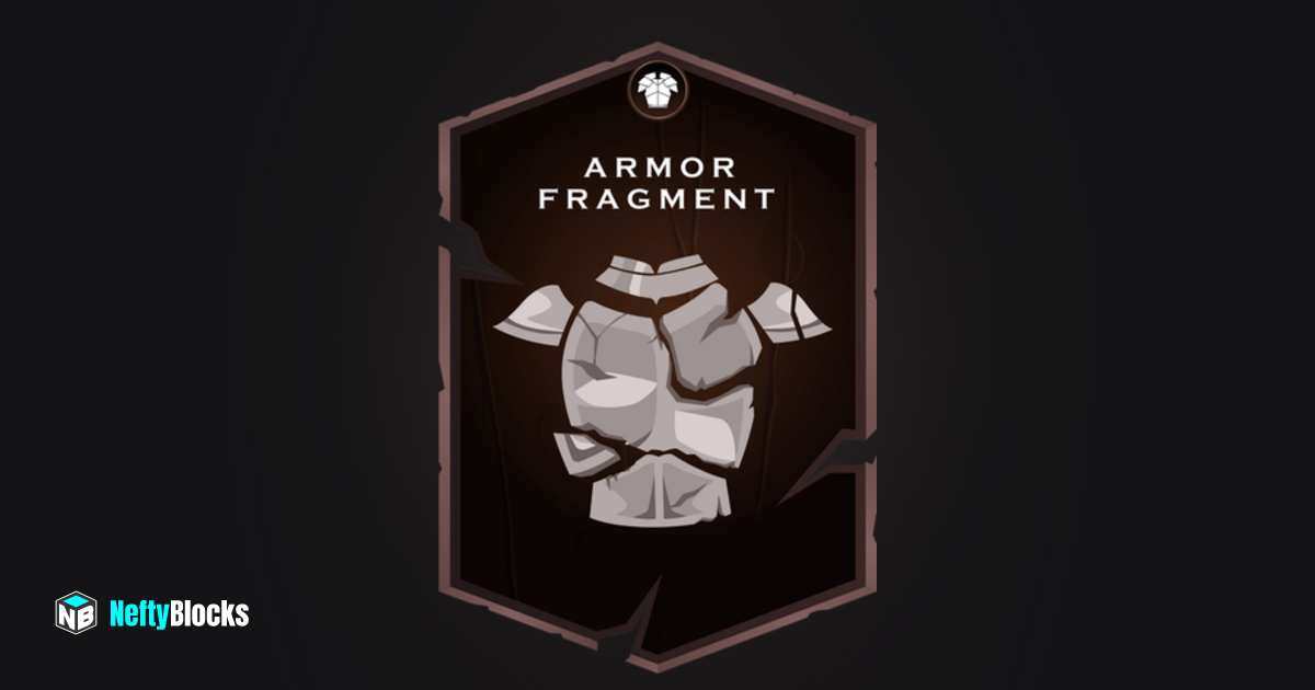 Armor fragment #1728 | NeftyBlocks | The #1 Trade to Earn NFT ...