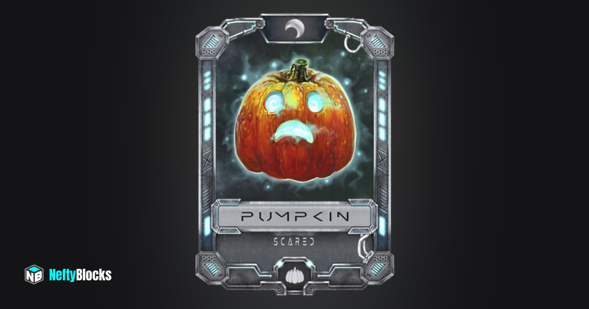 Halloween Pumpkins #38 | NeftyBlocks | The #1 Trade to Earn NFT Marketplace on WAX