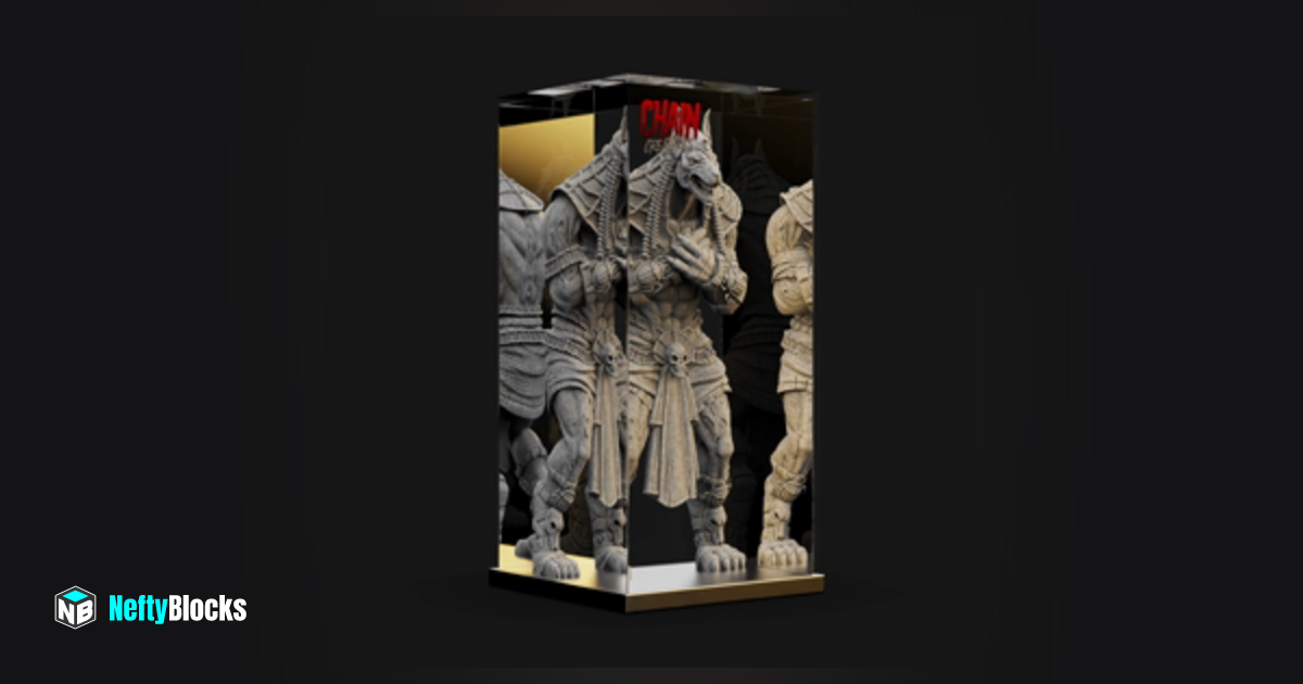 Stone Jackal Statue #182 | NeftyBlocks | The #1 Trade to Earn NFT ...