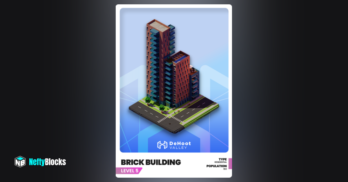 The Brick .5 #50 | NeftyBlocks | The #1 Trade to Earn NFT Marketplace on WAX