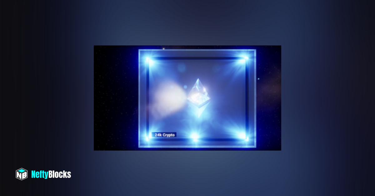 24k Crypto Ethereum Diamond #7 | NeftyBlocks | The #1 Trade to Earn NFT ...