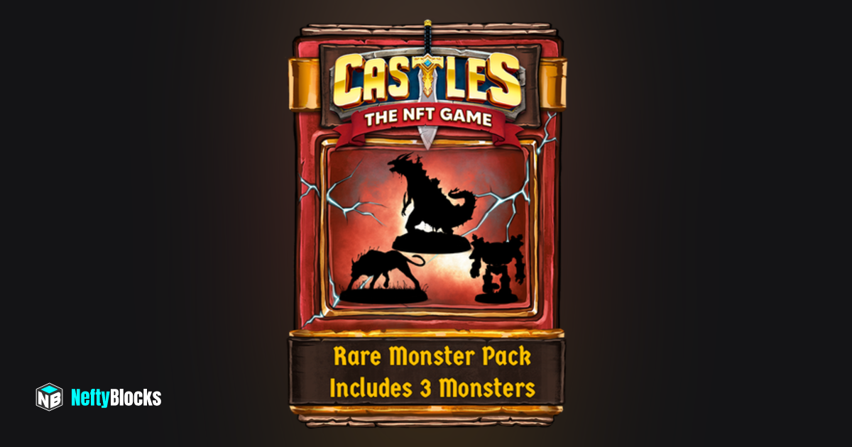 Monster Pack - Rare #2499 | NeftyBlocks | The #1 Trade to Earn NFT Marketplace on WAX