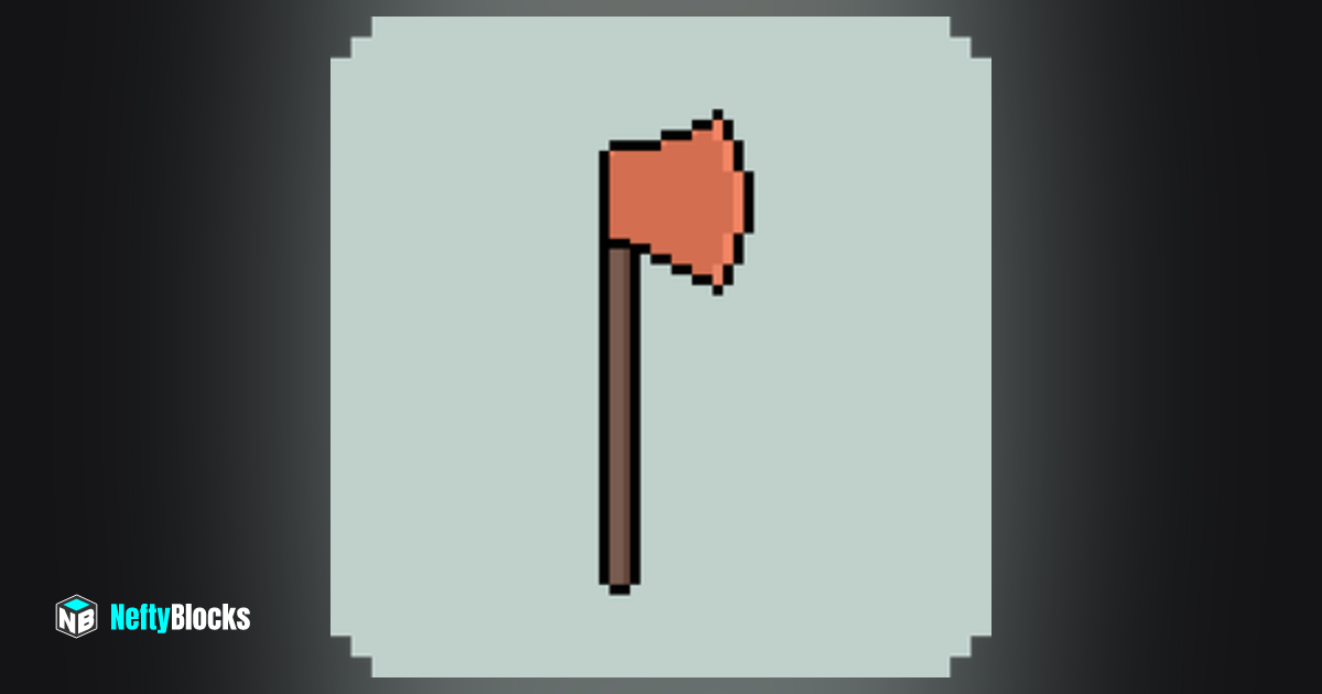 Collector's Copper Axe #225 | NeftyBlocks | The #1 Trade to Earn NFT ...