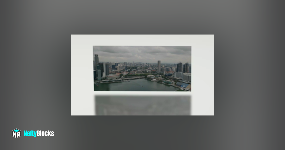 Singapore Skyline 1- Panoramic (Animated) | NeftyBlocks | The #1 Trade ...