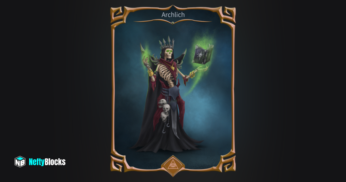 Archlich #20 | NeftyBlocks | The #1 Trade to Earn NFT Marketplace on WAX
