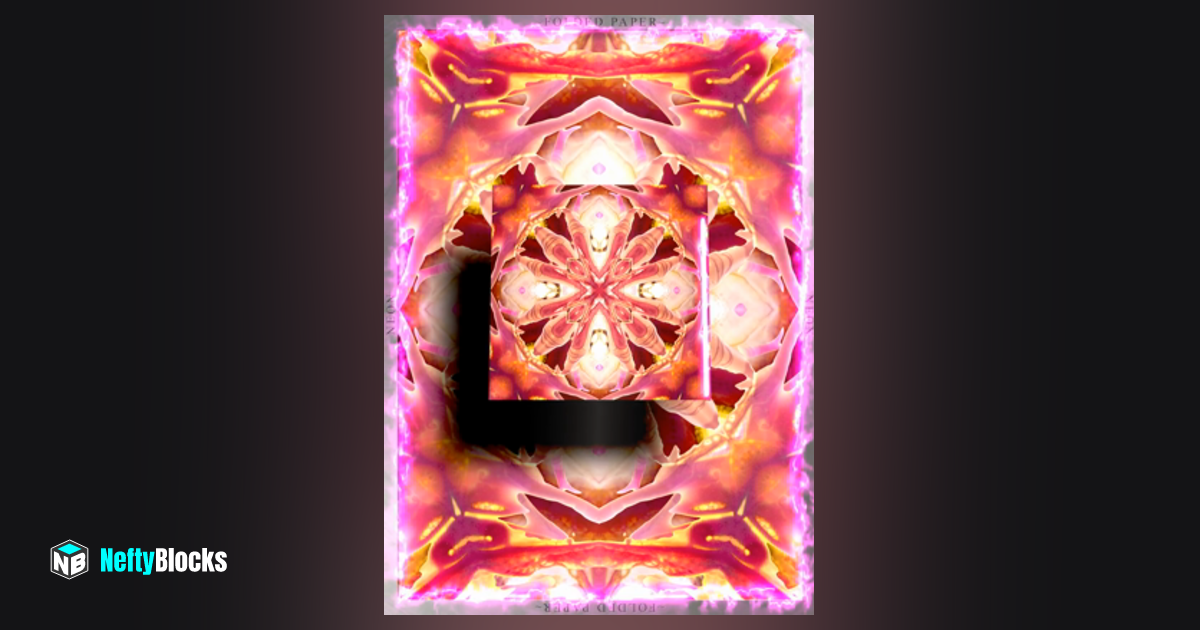 Super Rare Fuchsia Neon Fold #2 | NeftyBlocks | The #1 Trade to Earn ...