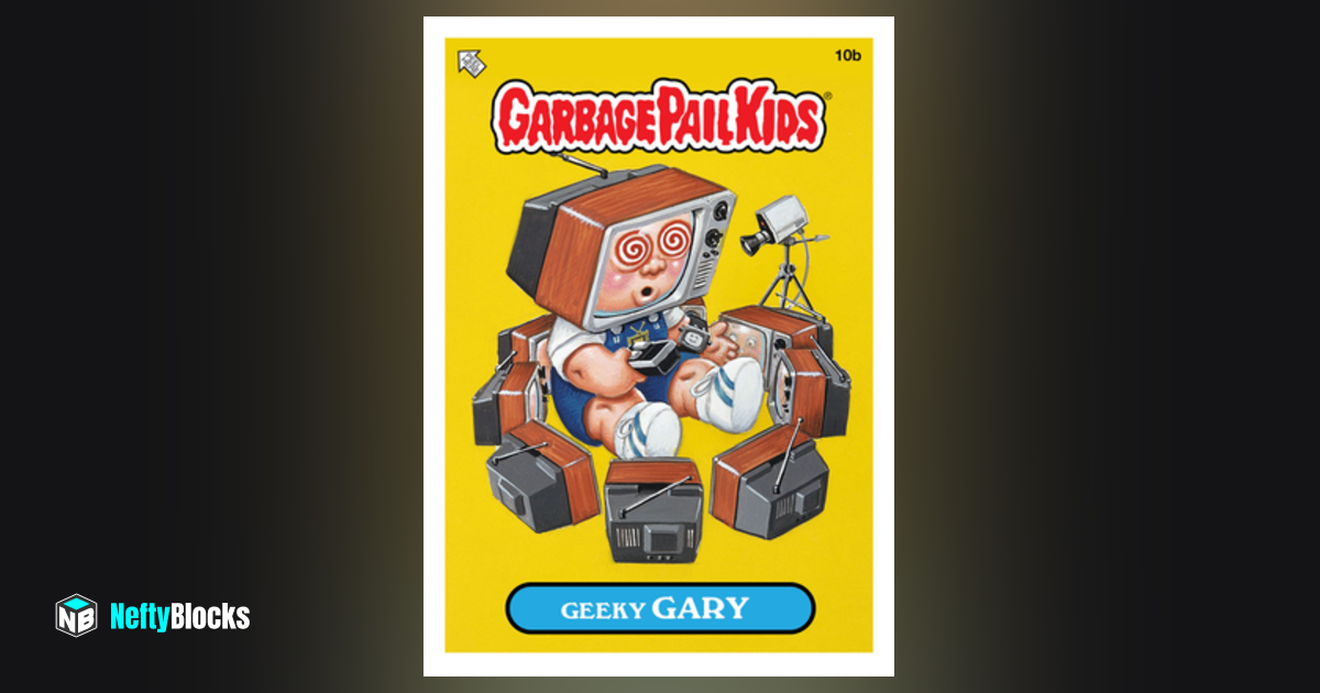 Geeky Gary #220 | NeftyBlocks | The #1 Trade to Earn NFT Marketplace on WAX
