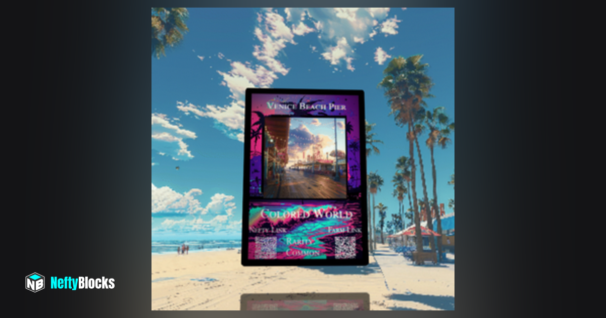 Venice Beach Pier | NeftyBlocks | The #1 Trade to Earn NFT Marketplace ...