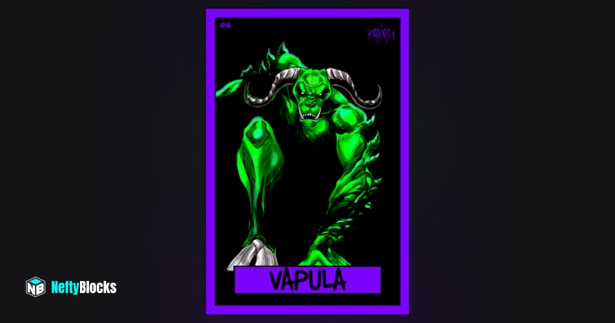 Vapula | NeftyBlocks | The #1 Trade to Earn NFT Marketplace on WAX