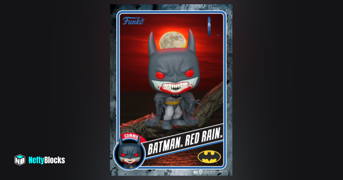 Batman Red Rain #4108 | NeftyBlocks | The #1 Trade to Earn NFT ...