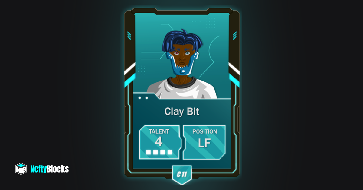 Clay Bit #411 | NeftyBlocks | The #1 Trade to Earn NFT Marketplace on WAX