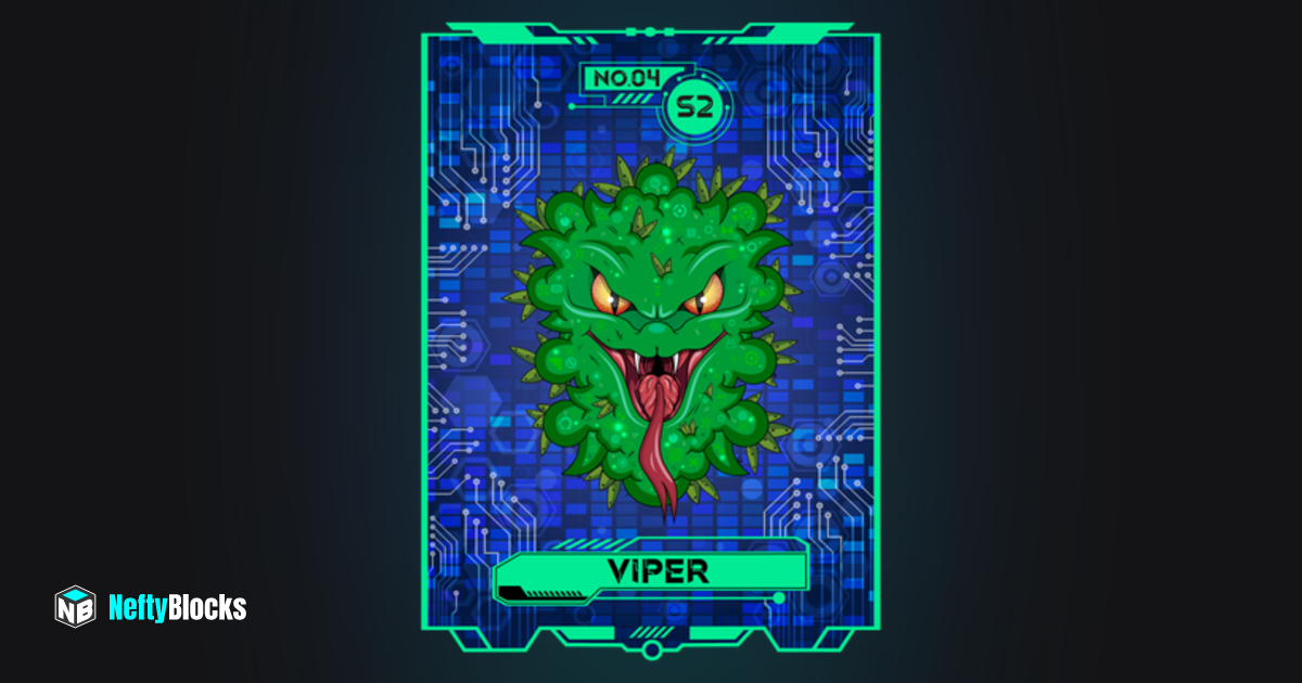 Viper #33 | NeftyBlocks | The #1 Trade to Earn NFT Marketplace on WAX