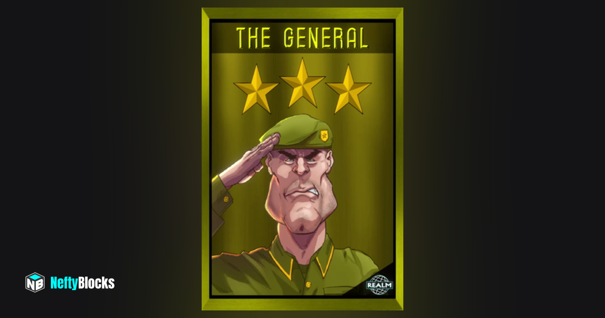 The General #5403 | NeftyBlocks | The #1 Trade to Earn NFT Marketplace ...