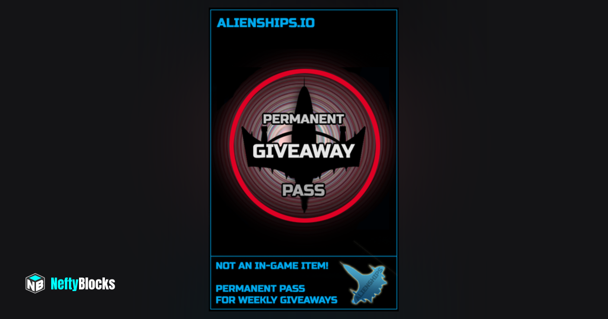PERMANENT GIVEAWAY PASS #3315 | NeftyBlocks | The #1 Trade to Earn NFT ...