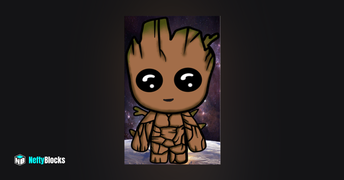 groot kawaii #33 | NeftyBlocks | The #1 Trade to Earn NFT Marketplace ...