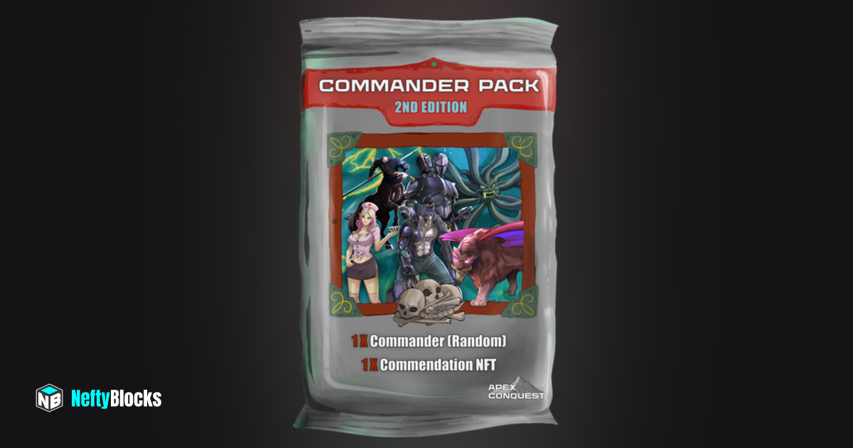 2nd Edition Monster Commander Pack | NeftyBlocks | The #1 Trade to Earn NFT Marketplace on WAX