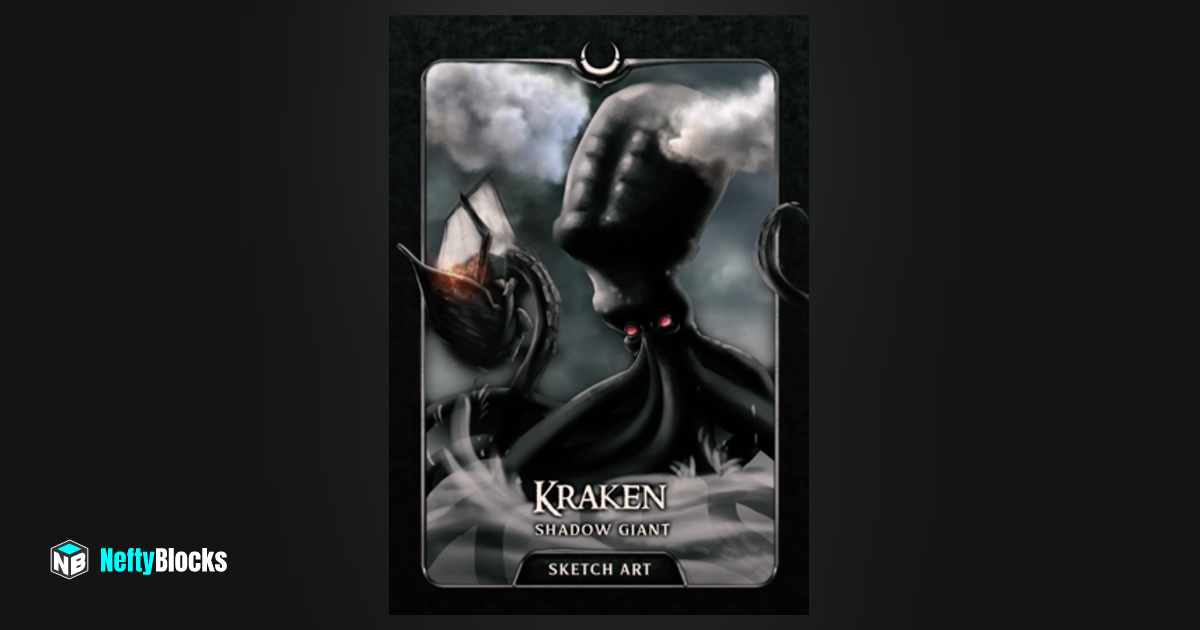 Kraken, Shadow Giant | NeftyBlocks | The #1 Trade to Earn NFT ...