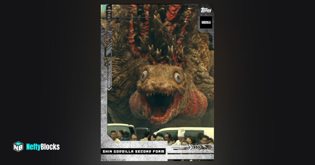 Shin Godzilla Second Form #5534 | NeftyBlocks | The #1 Trade to Earn ...