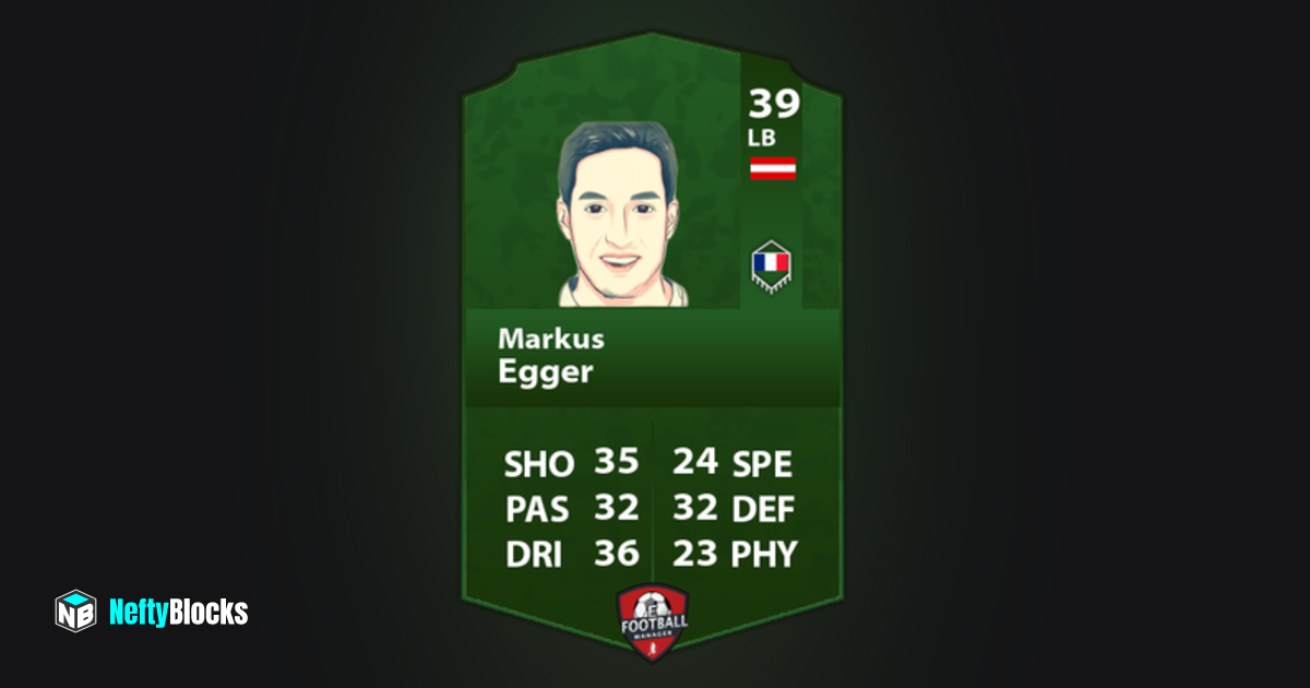 Markus Egger #13 | NeftyBlocks | The #1 Trade to Earn NFT Marketplace on WAX