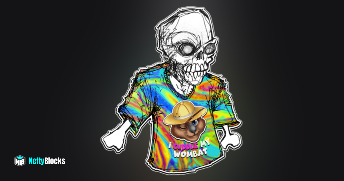 Cuddle Your Wombat T-Shirt - Animated #6 | NeftyBlocks | The #1 Trade ...