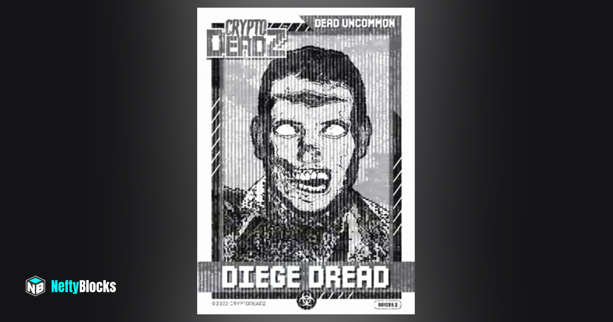 Diege Dread #62 | NeftyBlocks | The #1 Trade to Earn NFT Marketplace on WAX