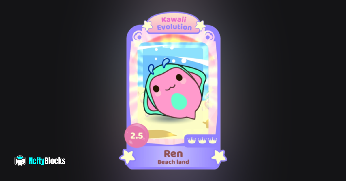 Ren #116 | NeftyBlocks | The #1 Trade to Earn NFT Marketplace on WAX