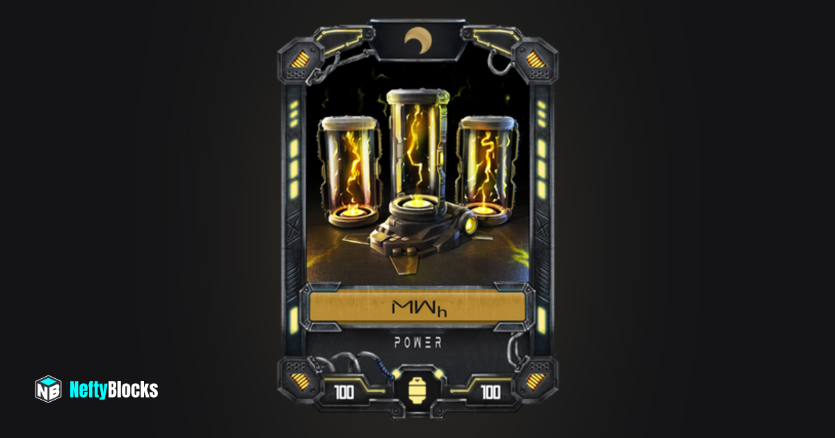 Power #999 | NeftyBlocks | The #1 Trade to Earn NFT Marketplace on WAX