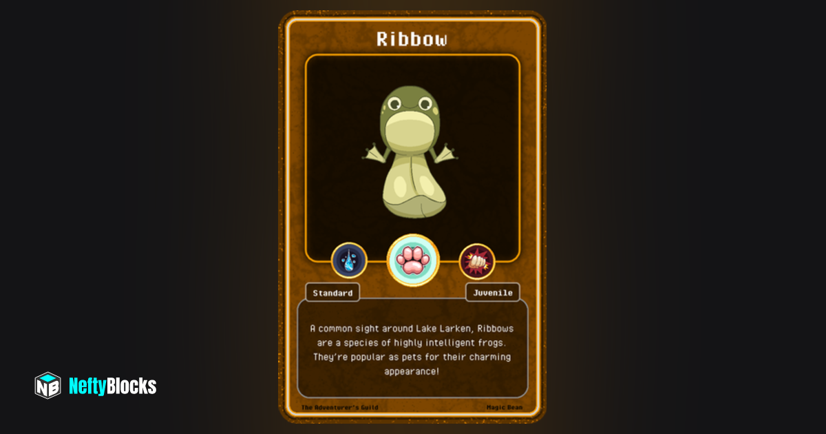 Ribbow #1 | NeftyBlocks | The #1 Trade to Earn NFT Marketplace on WAX