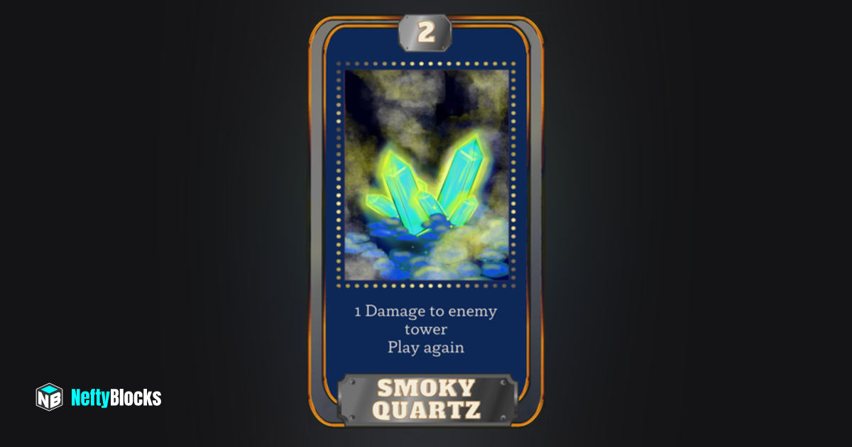 Smoky quartz #26 | NeftyBlocks | The #1 Trade to Earn NFT Marketplace ...