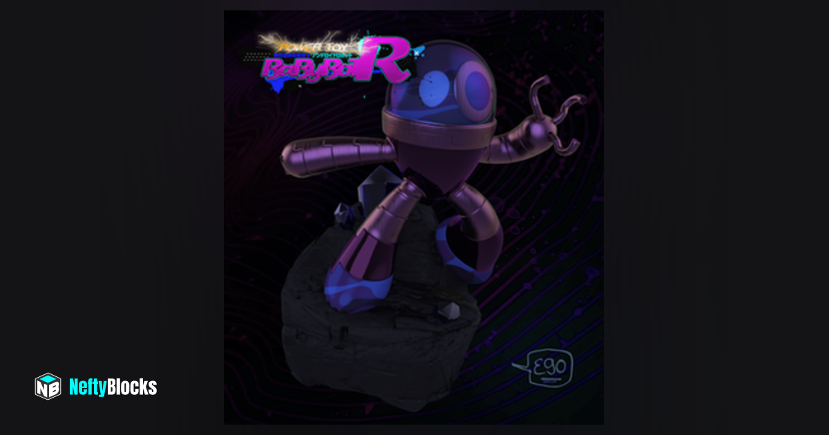 B-Bot Power Toy Rx #496 | NeftyBlocks | The #1 Trade to Earn NFT ...