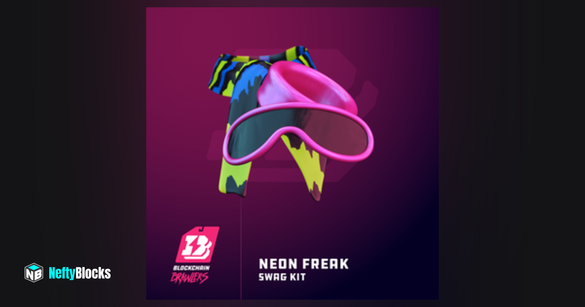 Neon Freak #103 | NeftyBlocks | The #1 Trade to Earn NFT Marketplace on WAX