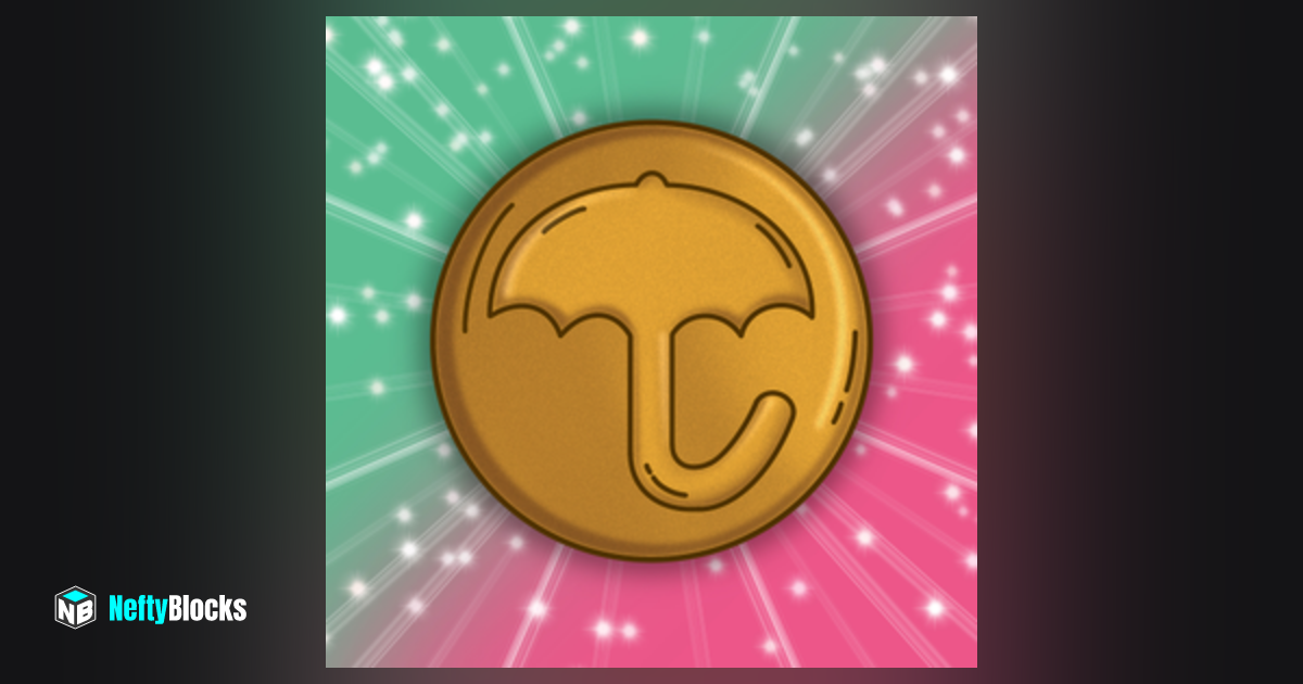 Dalgona Umbrella Cookie #5 | NeftyBlocks | The #1 Trade to Earn NFT ...