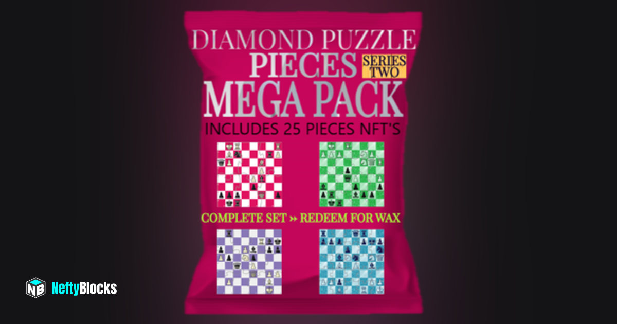 Diamond Puzzle Mega Pack | NeftyBlocks | The #1 Trade to Earn NFT Marketplace on WAX
