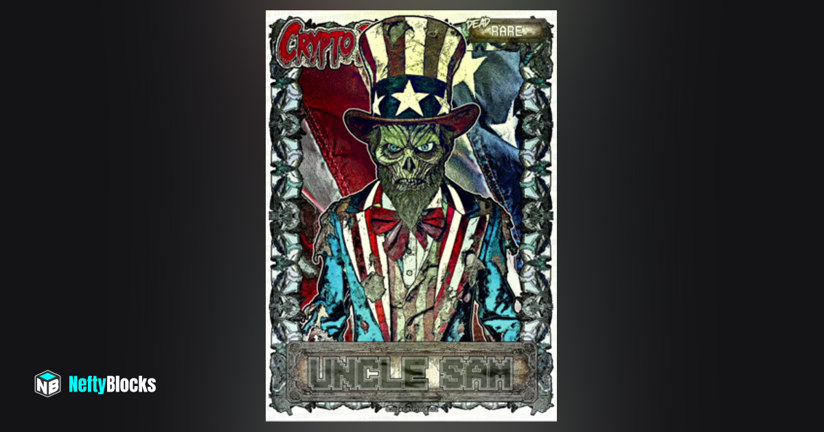 Uncle Sam #3 | NeftyBlocks | The #1 Trade to Earn NFT Marketplace on WAX