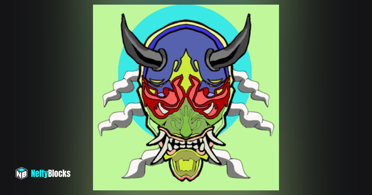 Oni #133 | NeftyBlocks | The #1 Trade to Earn NFT Marketplace on WAX