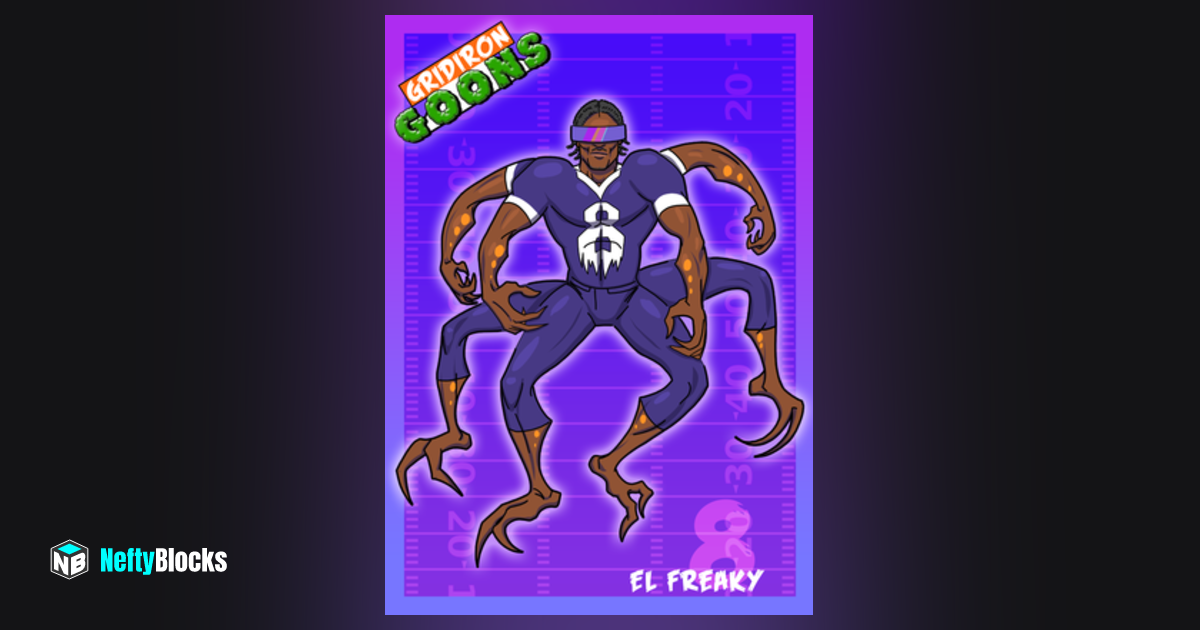 El Freaky #95 | NeftyBlocks | The #1 Trade to Earn NFT Marketplace on WAX