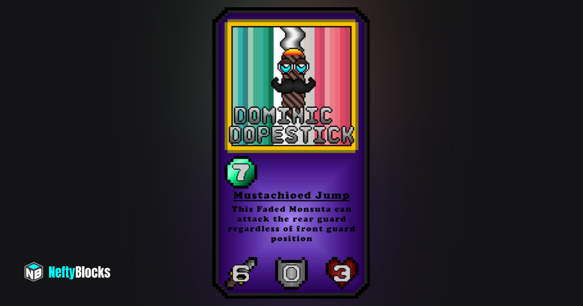 Dominic Dopestick #56 | NeftyBlocks | The #1 Trade to Earn NFT ...