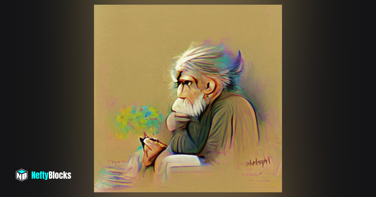 The Thinker #30 | NeftyBlocks | The #1 Trade to Earn NFT Marketplace on WAX