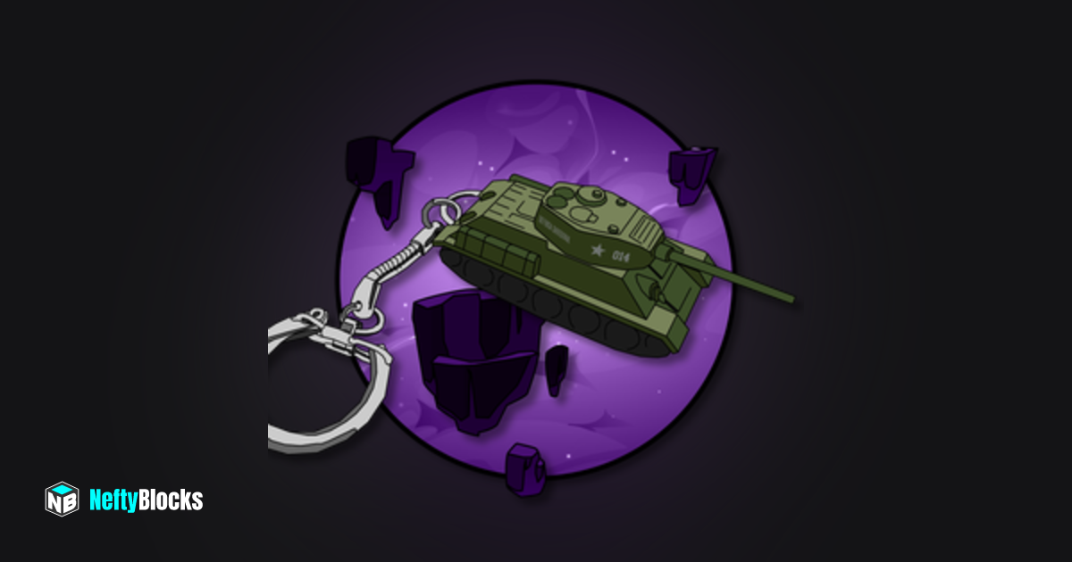 Tank Keychain | NeftyBlocks | The #1 Trade to Earn NFT Marketplace on WAX