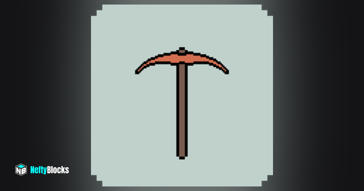 Collector's Copper Pickaxe | NeftyBlocks | The #1 Trade to Earn NFT Marketplace on WAX