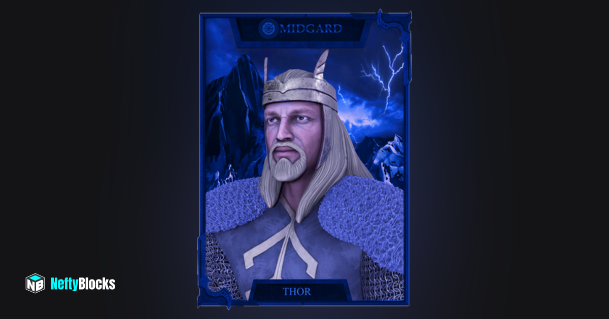 Thor #278 | NeftyBlocks | The #1 Trade to Earn NFT Marketplace on WAX