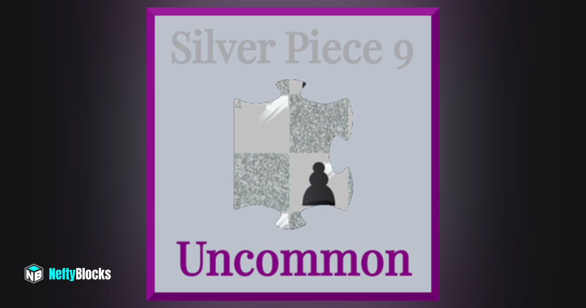 Silver Piece 9 #209 | NeftyBlocks | The #1 Trade to Earn NFT ...