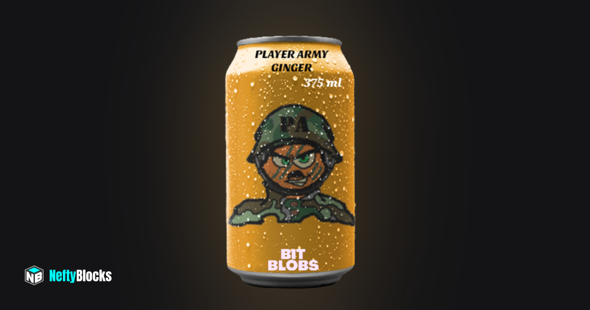 Player Army Ginger - Bit Blobs Soda #8 #7 | NeftyBlocks | The #1 Trade ...
