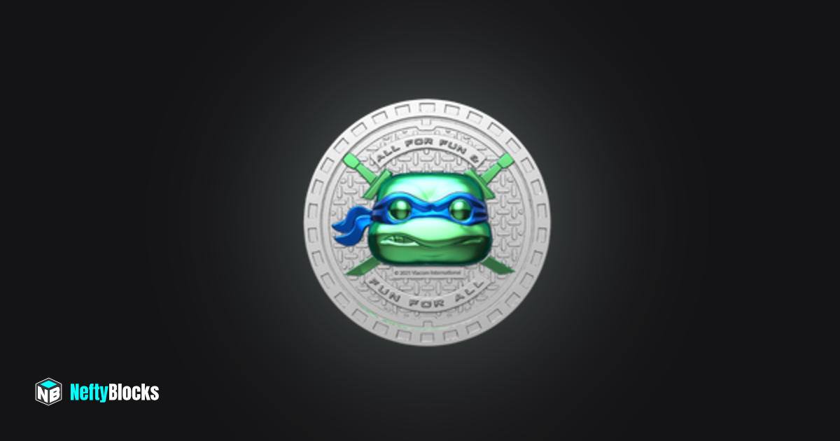 TMNT Series 1 Coin #19921 | NeftyBlocks | The #1 Trade to Earn NFT ...