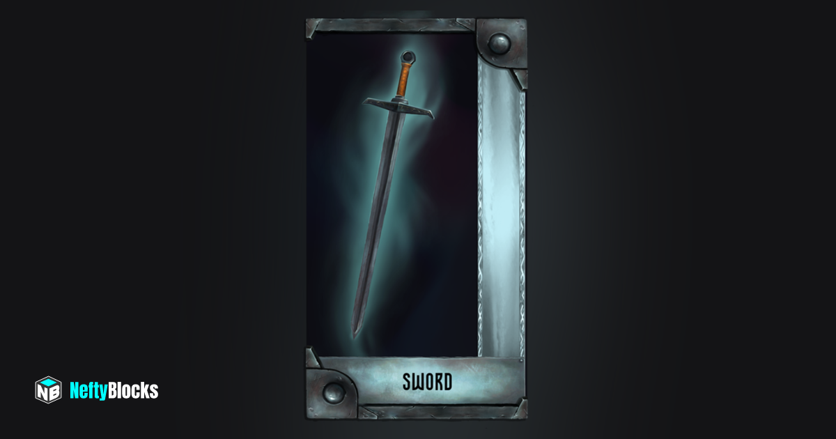 Sword #8759 | NeftyBlocks | The #1 Trade to Earn NFT Marketplace on WAX