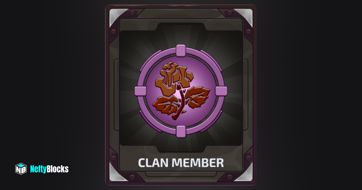 Clan 101 - Member | NeftyBlocks | The #1 Trade to Earn NFT Marketplace ...
