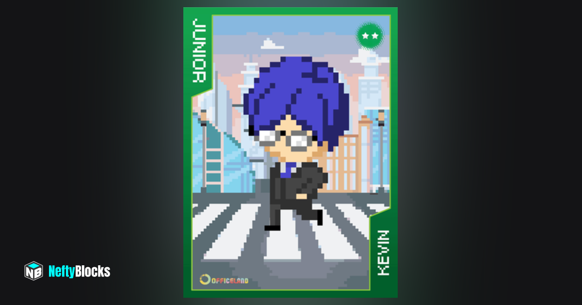 Kevin #438 | NeftyBlocks | The #1 Trade to Earn NFT Marketplace on WAX