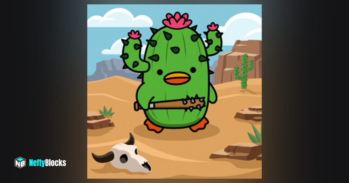 Cactus Quack | NeftyBlocks | The #1 Trade to Earn NFT Marketplace on WAX