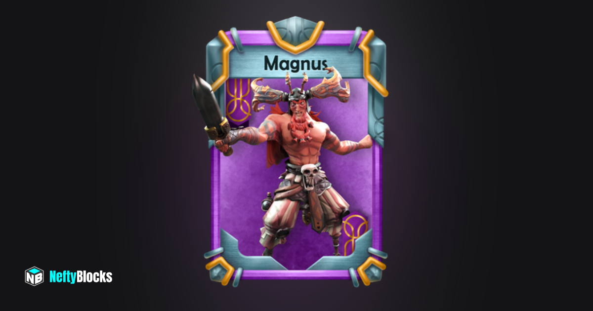 Magnus - CityStates - Epic #17 | NeftyBlocks | The #1 Trade to Earn NFT ...